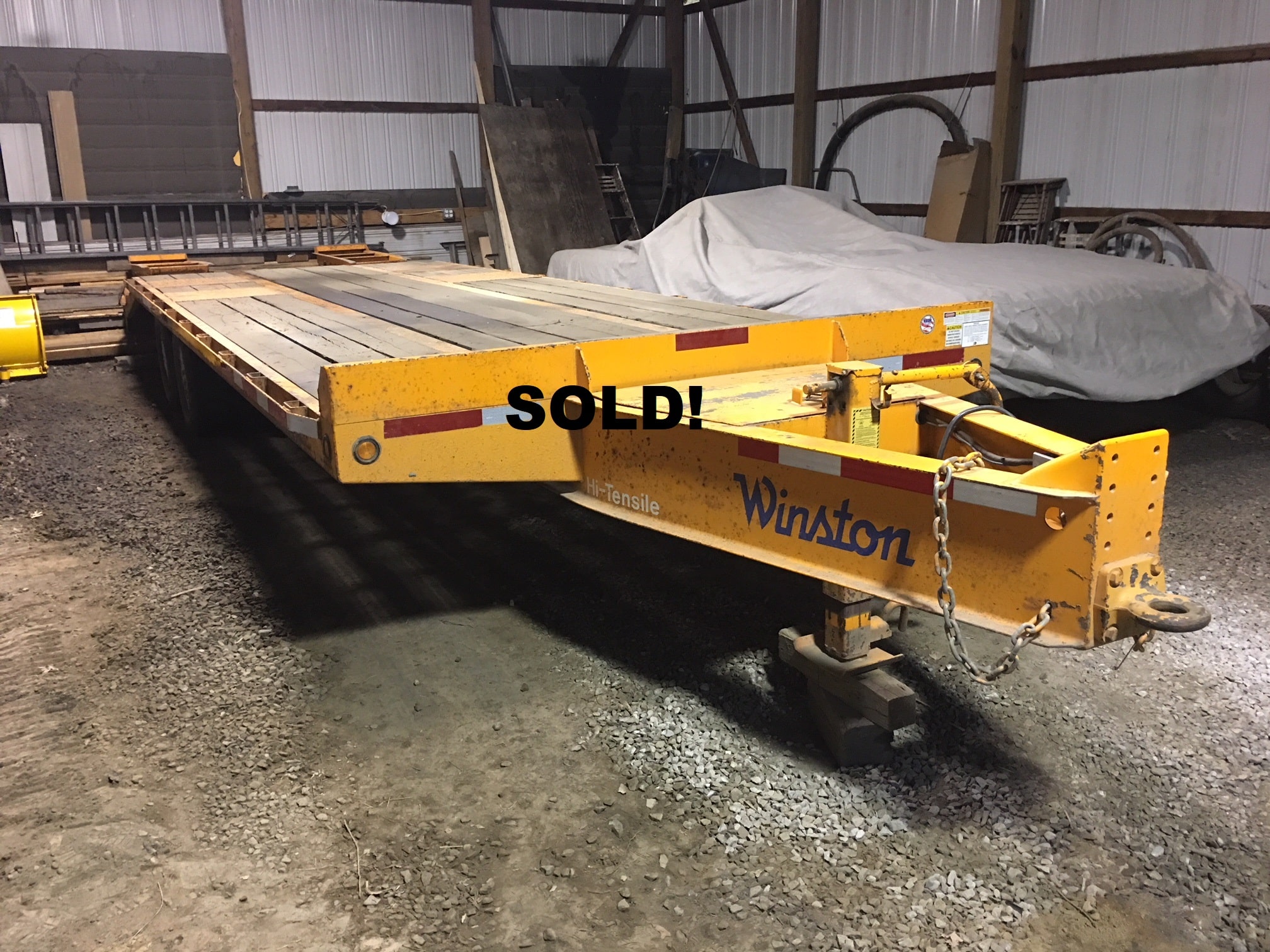 Equipment Trailer 2007 Winston 10 Ton $7'000 SOLD! - United Exchange USA