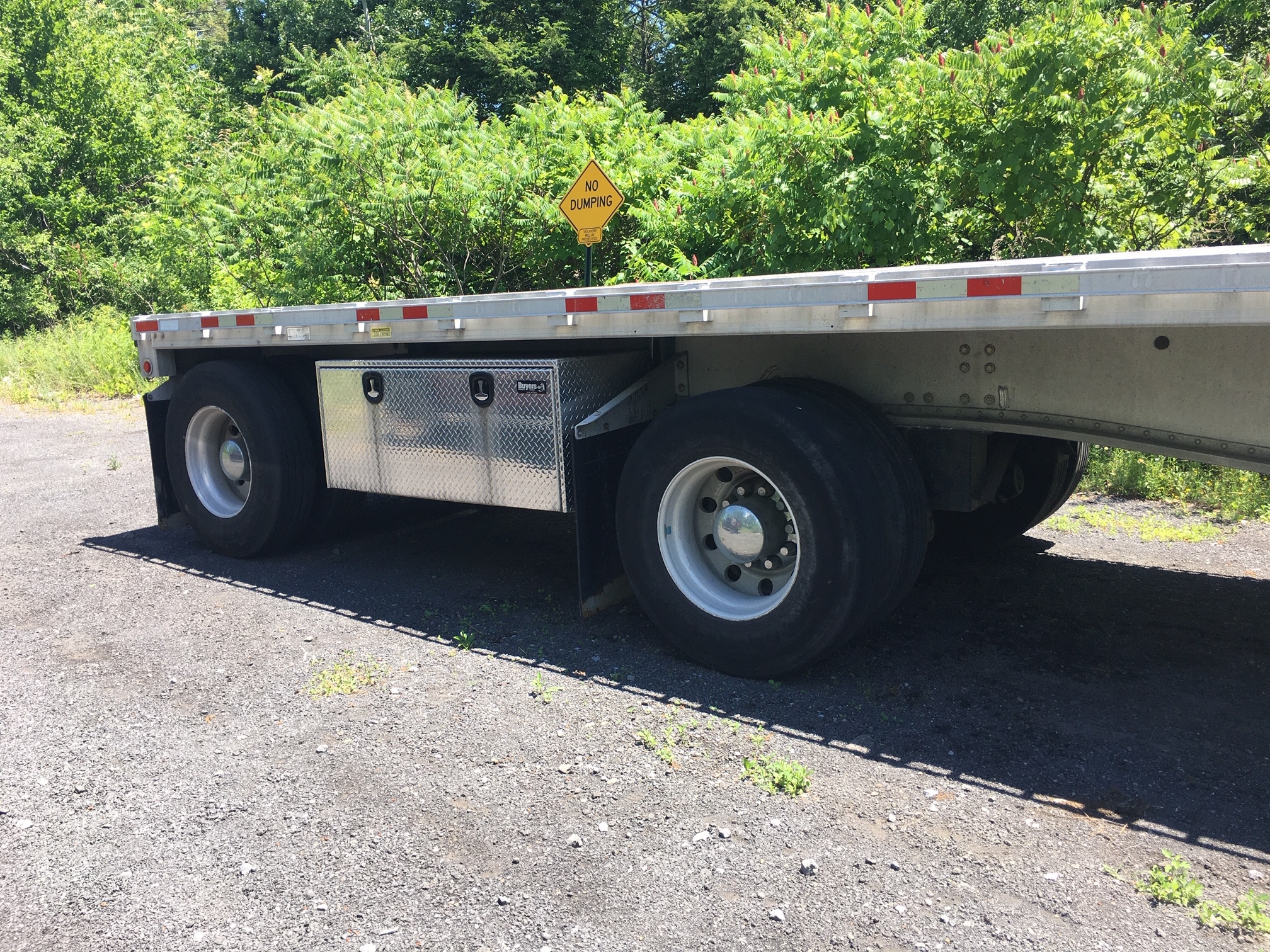 Aluminum Flatbed Semi Trailer 16 000 SOLD United Exchange USA